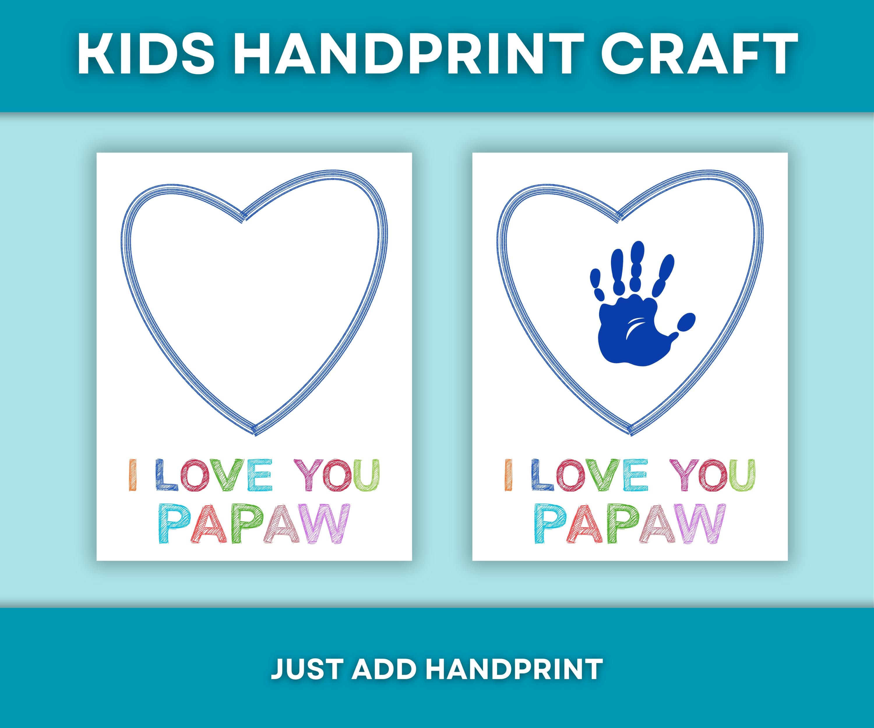 All About My Papaw Printable – Father's Day Fill-in Card (instant ...
