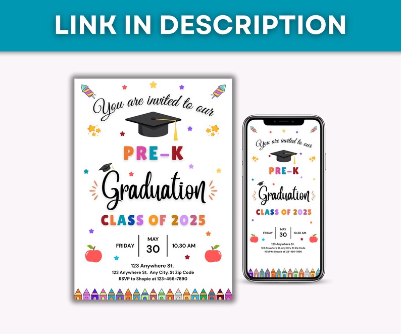 Editable Pre-k Certificate With Photo Printable Canva Template, End of ...