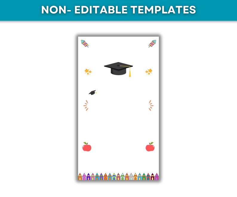 Editable Daycare Graduation Invitation, Canva Editable Templates ...