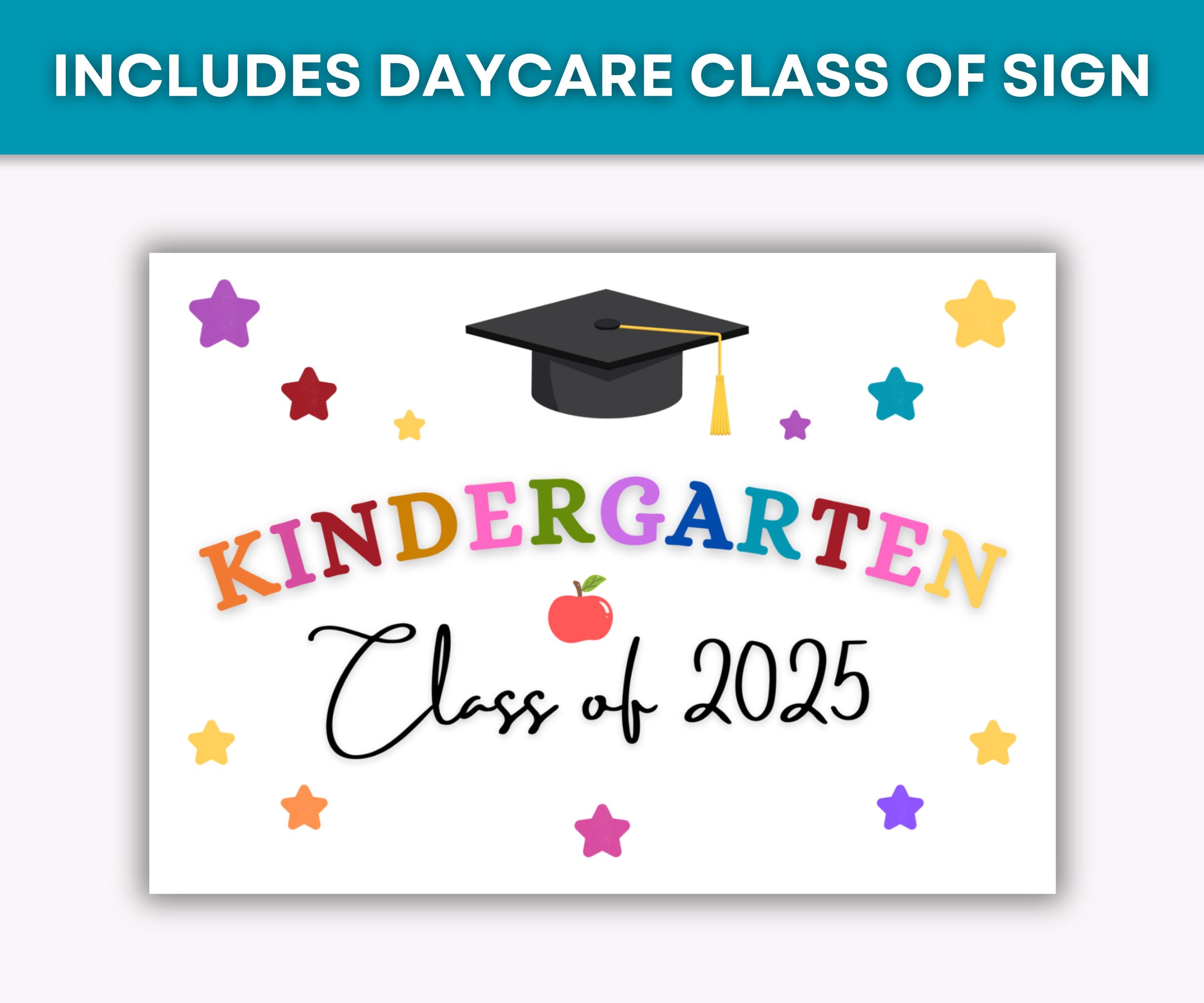 Editable Kindergarten Graduation Certificate Canva Template, End of ...