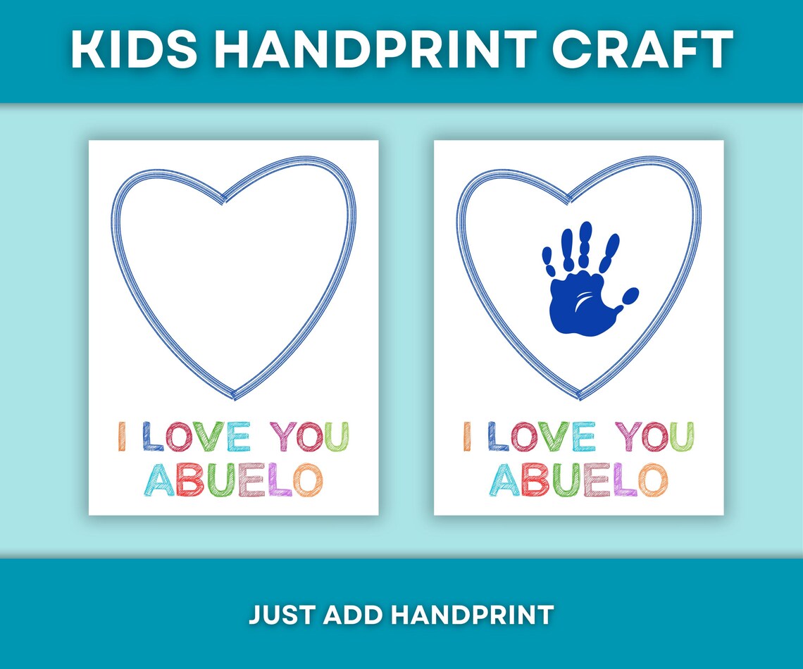 All About My Abuelo Printable – Father's Day Fill-in Card (instant ...