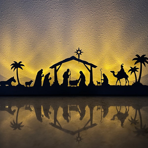 Metal Nativity - Etsy