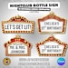Bottle Service Sign Editable Template Bundle | 16 Editable Canva ...