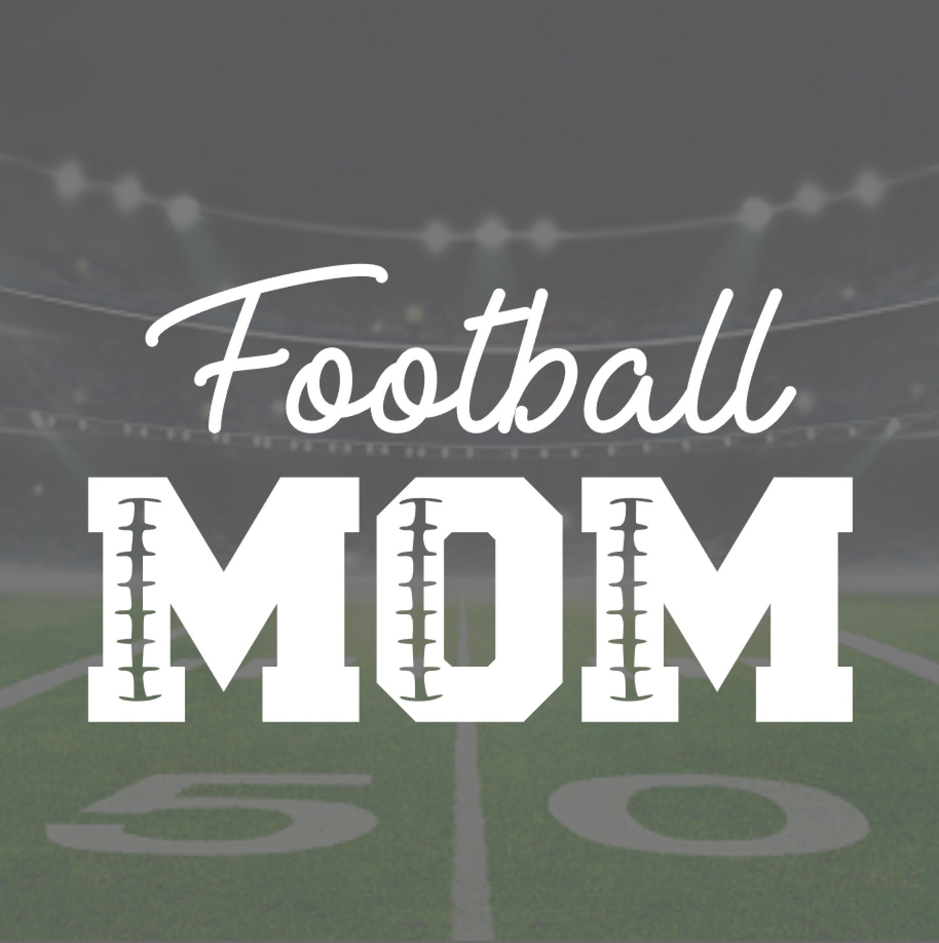 FOOTBALL MOM DECAL, Football Mom Decal, Football Mom, Foot Ball Mom ...