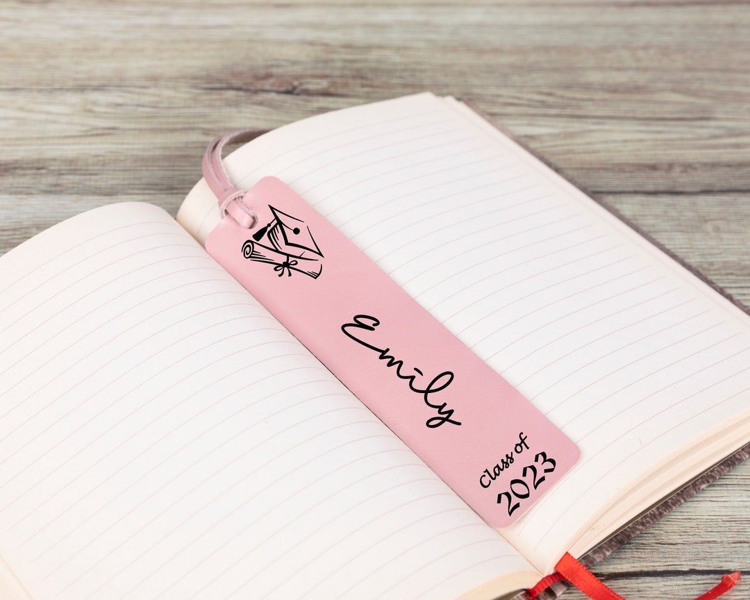 Personalized Graduation Bookmark, Class of 2023 Bookmark With Name ...