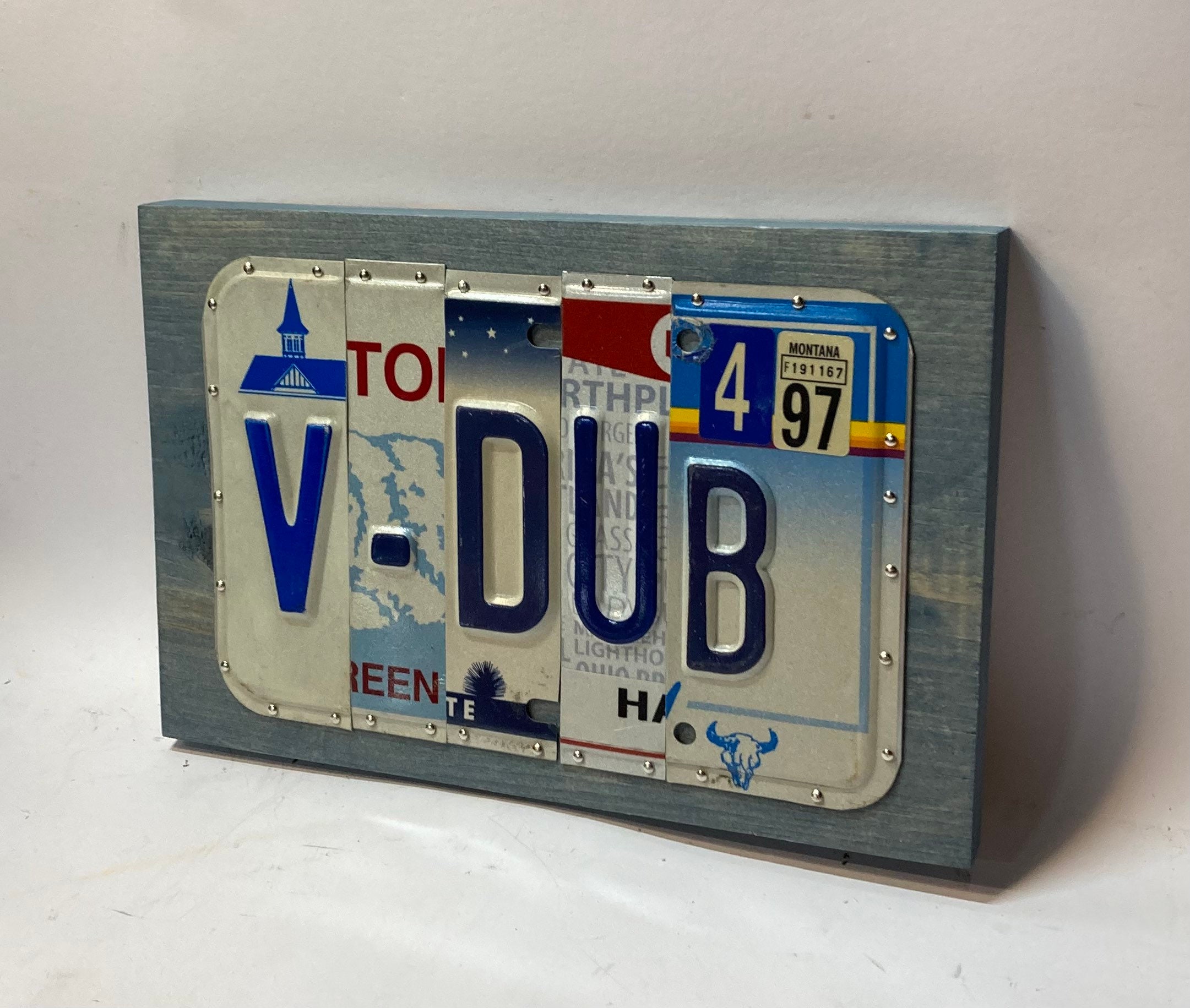 Funny and Unique V-dub Volkswagen License Handmade Plate Sign - Etsy