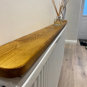 Handmade Radiator Shelf, Made From Solid Wood, Rustic Style ...