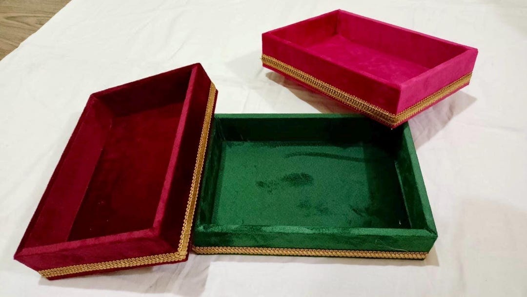 Velvet Trays for Christmas Decorations Jewelry and Gifts - Etsy