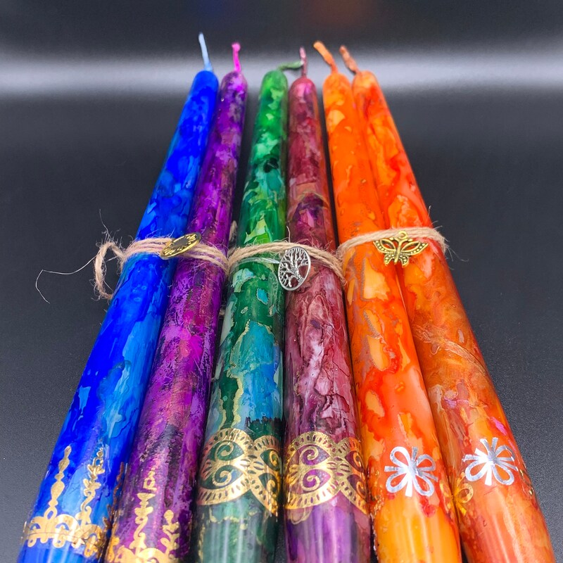 Bohemian Candle - Etsy
