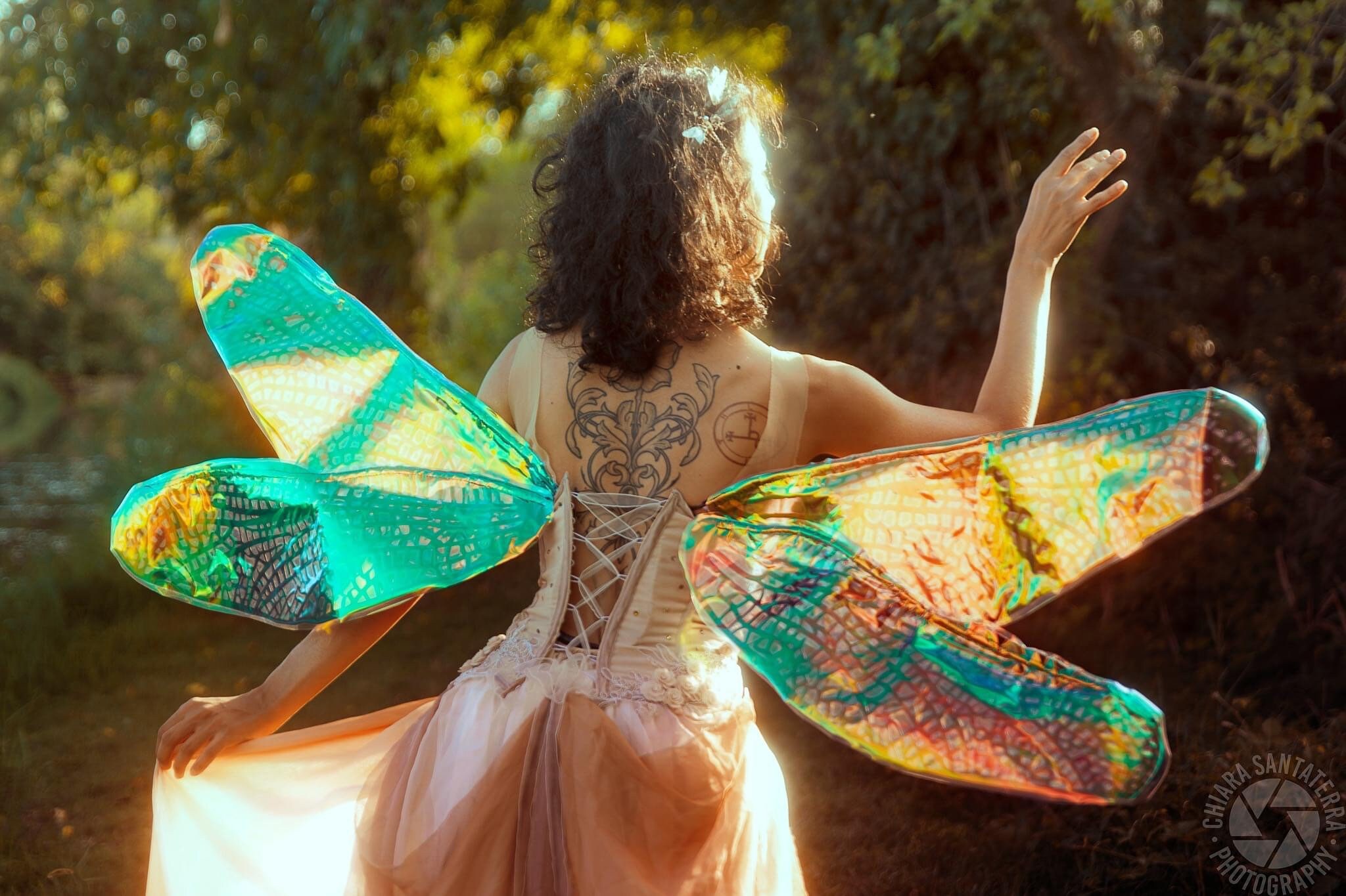 Dragonfly Folding Fairy Wings-fairy Wings-dragonfly Wings That Change ...