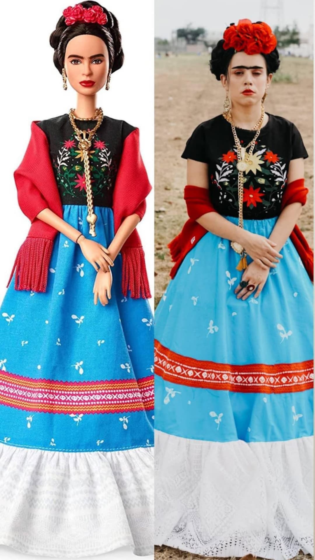 I'm Selling Frida Kahlo Dress / Frida Kahlo Cosplay/ Frida Kahlo Dress ...