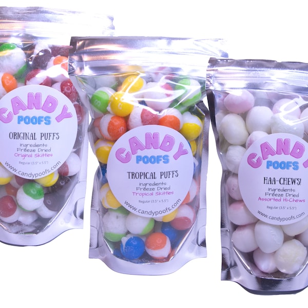 Freeze Dried Candy Labels - Etsy