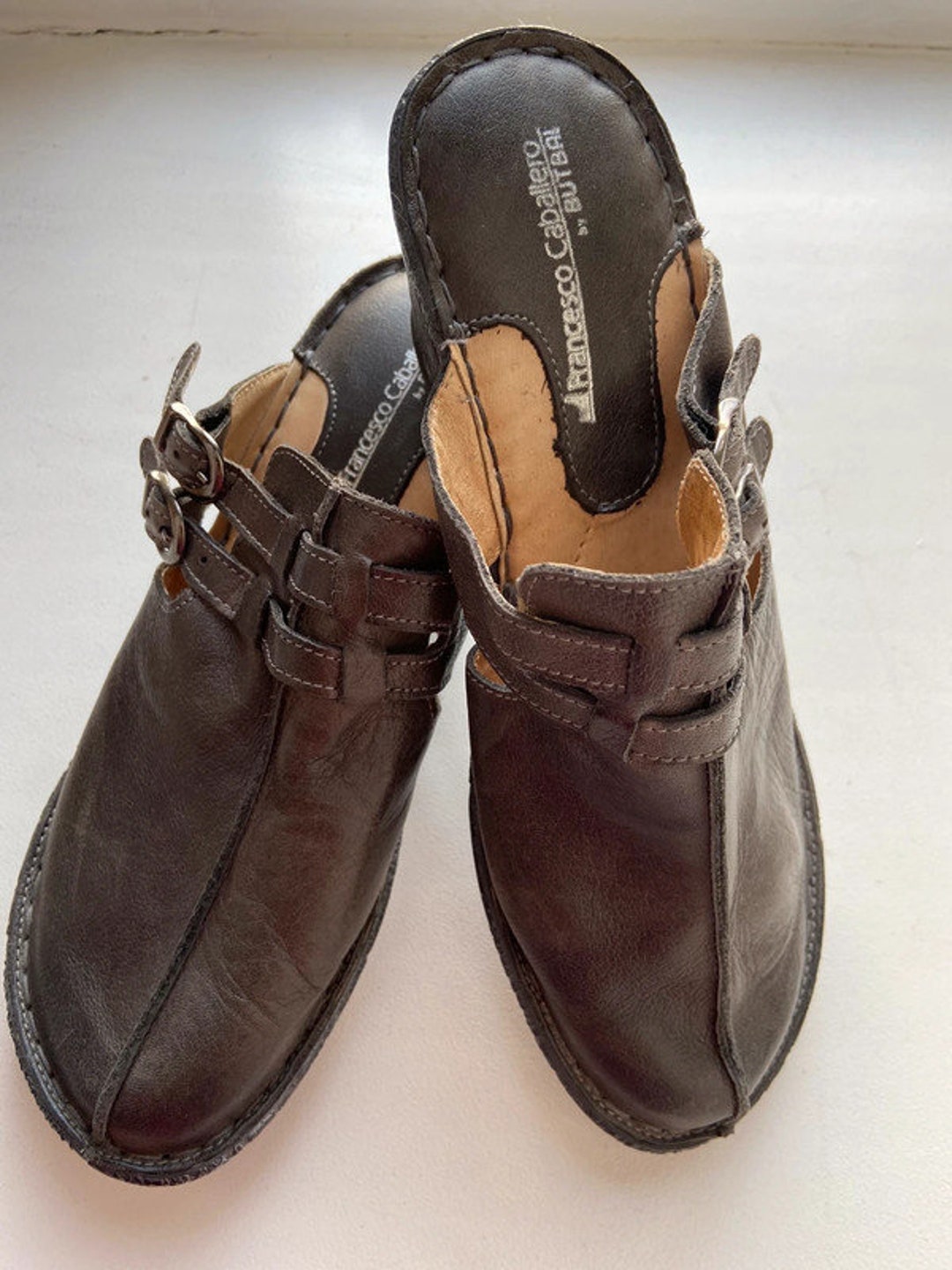 Lata 90. Y2k Vintage Transport Muły Klamry Detale Gorpcore Buty Na ...