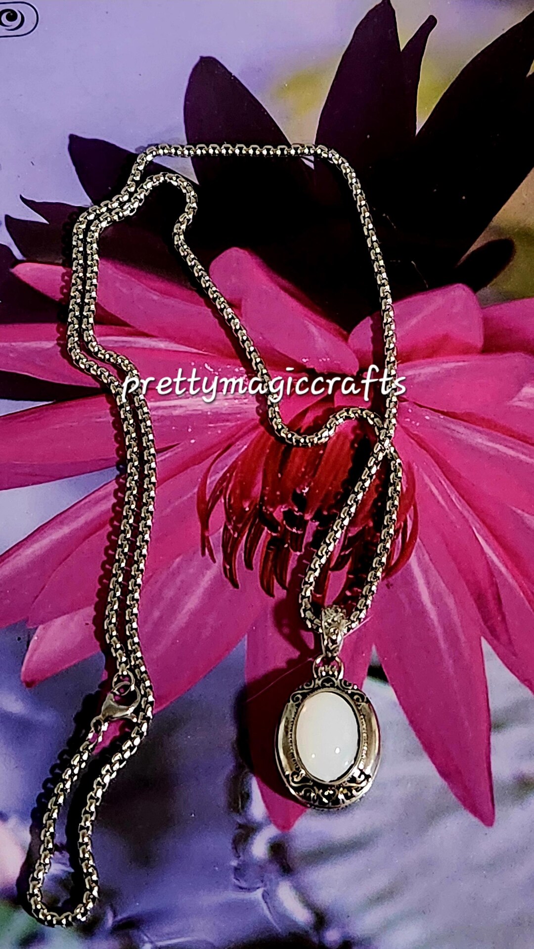 Good Luck Amulet Necklace: Abundance Spell Mojo Bag Charm - Etsy