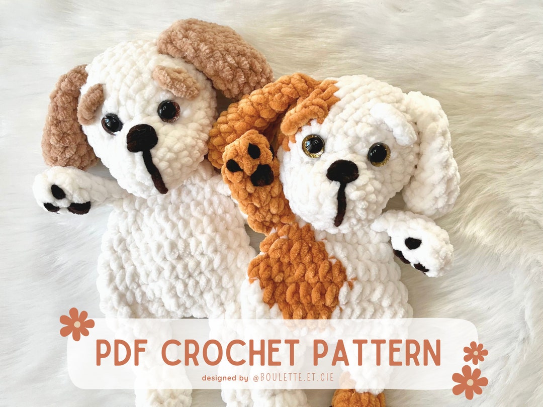 Buddy Puppy Dog Snuggler Crochet Pattern Crochet Tutorial Puppy Dog ...