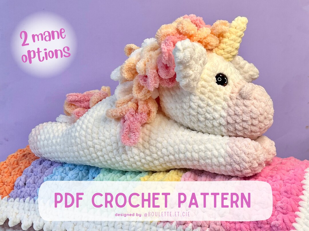 Coco the Unicorn Amigurumi Crochet Pattern Unicorn Plush Crochet ...