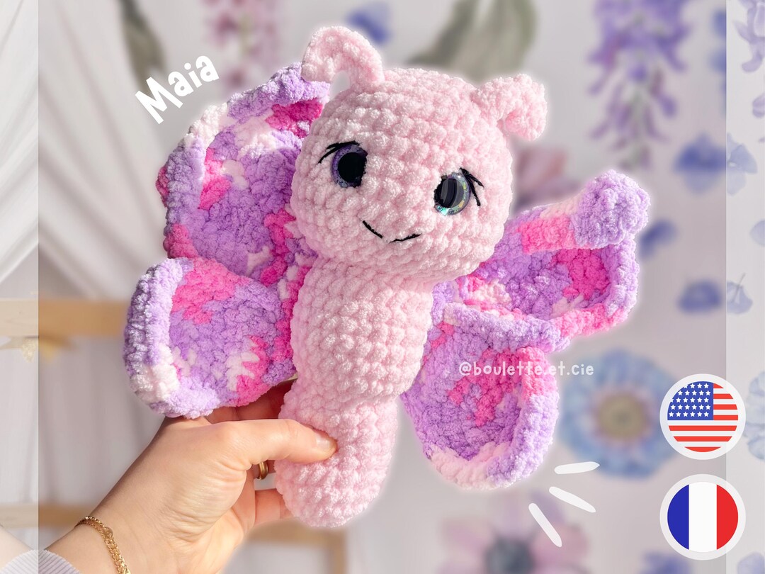 Maia the Butterfly - PDF Crochet Pattern - Maia the Butterfly - Pattern ...