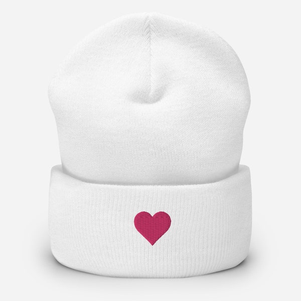 Heart Beanie - Etsy