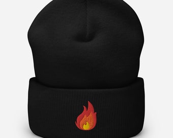 Flame Beanie - Etsy