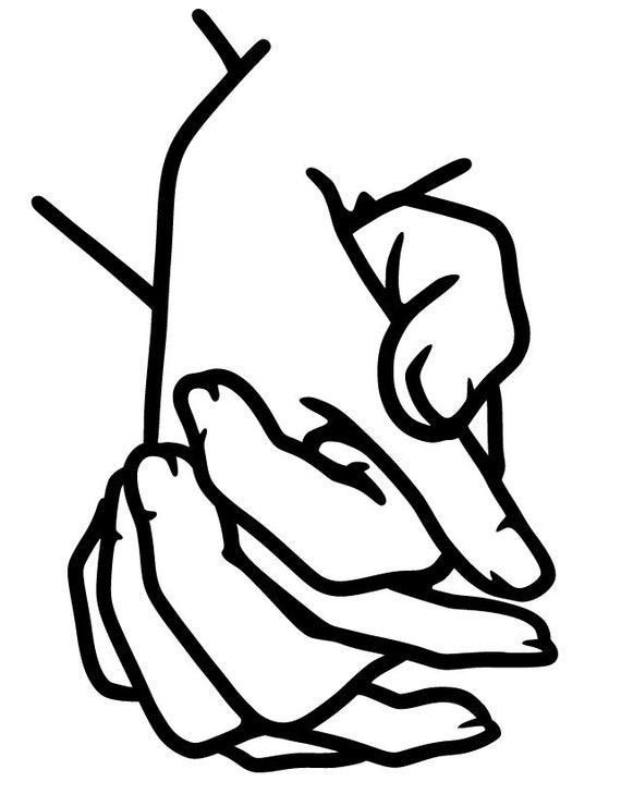 Two Hands SVG - Etsy