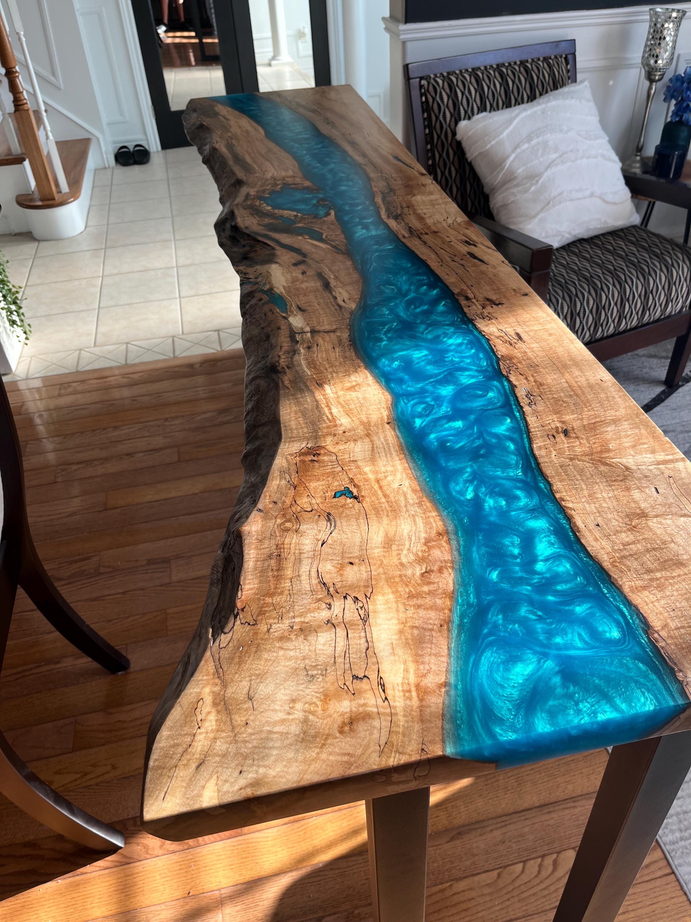 Custom Epoxy River Tables – Handmade Live Edge Wood & Resin Furniture ...