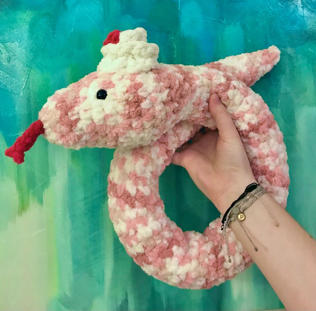 Crocheted Strawberry Shortsnake Stuffed Strawberry Shortcake Snake ...