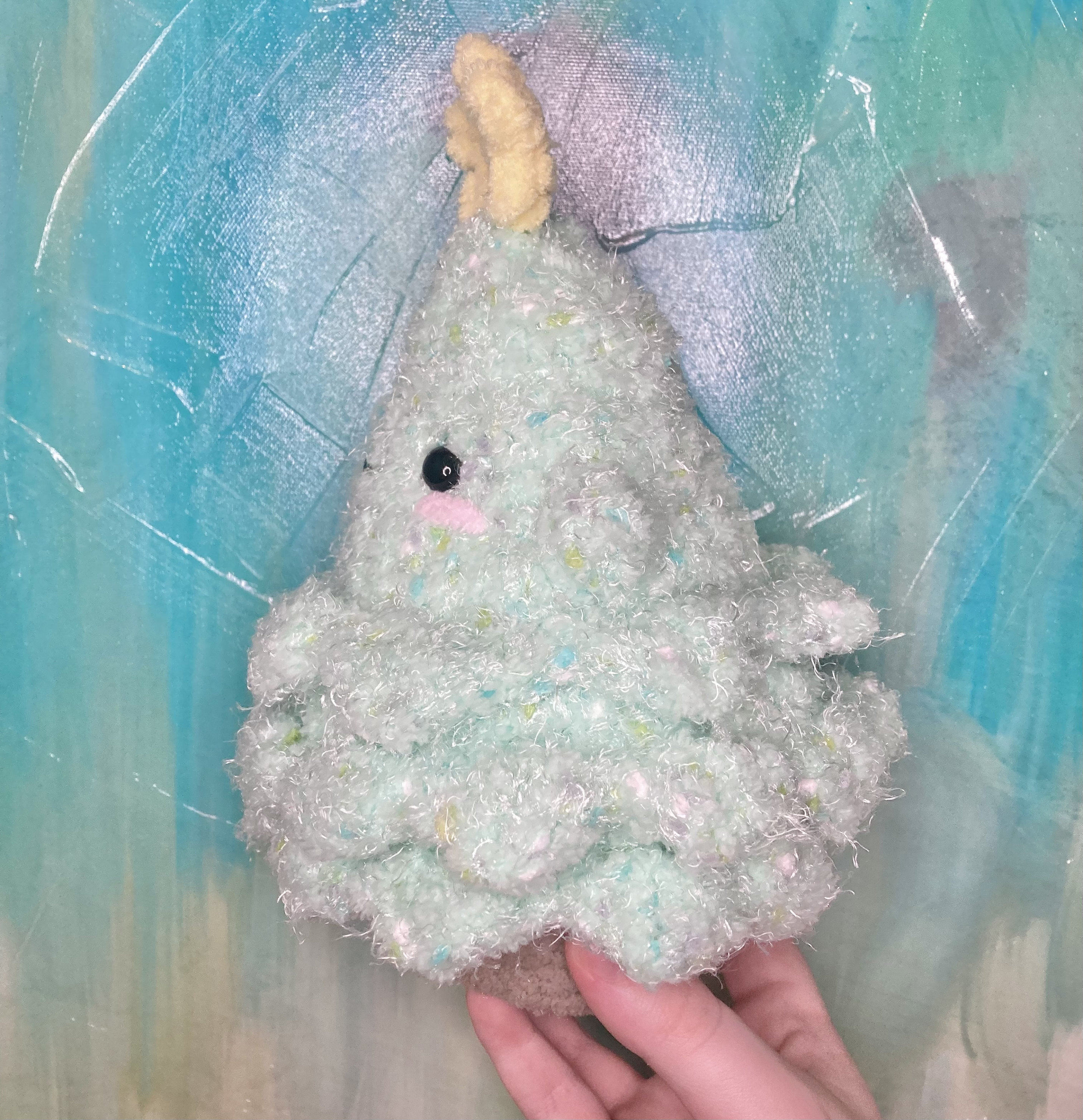 Crocheted Kawaii Christmas Tree Stuffed Christmas Tree Handmade ...