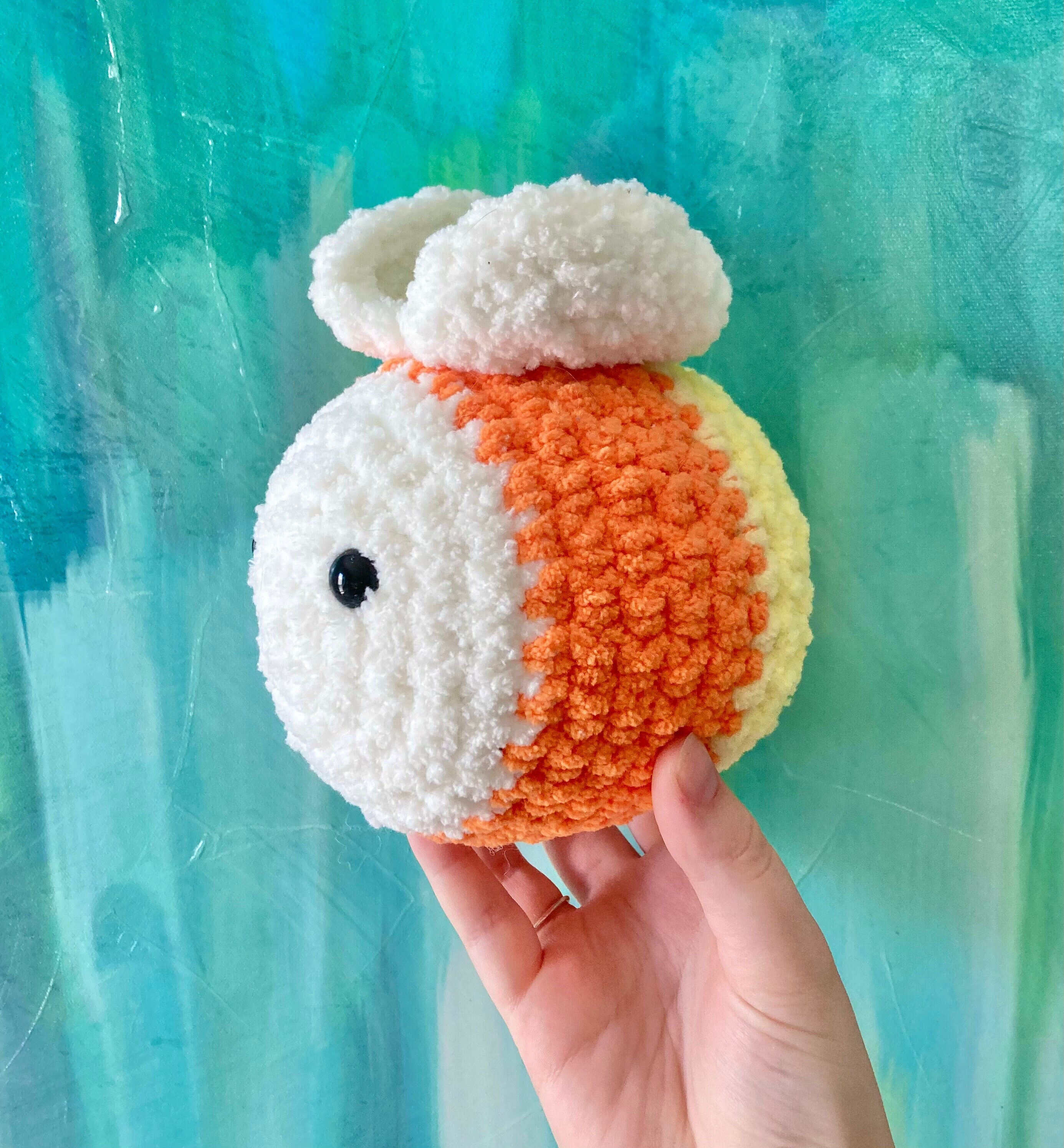 Crocheted Halloween Bee Haunted Candy Corn Bee Handmade Animal ...