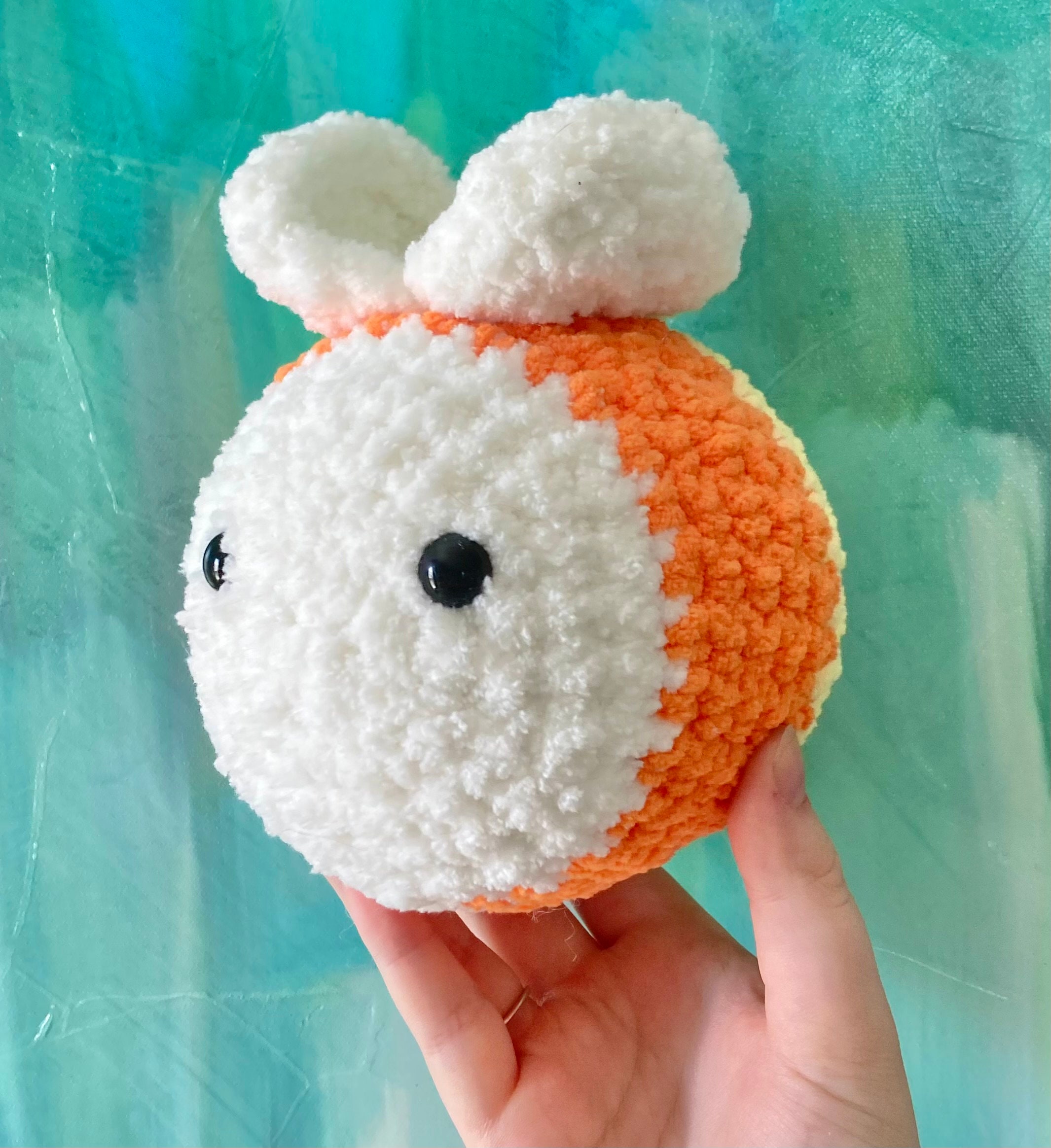 Crocheted Halloween Bee Haunted Candy Corn Bee Handmade Animal ...