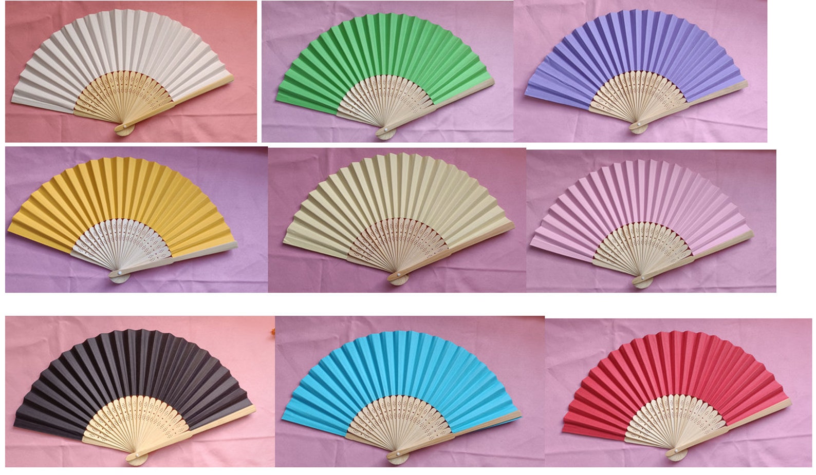 Custom Paper Fan on Handle for Baby Shower Promotional - Etsy