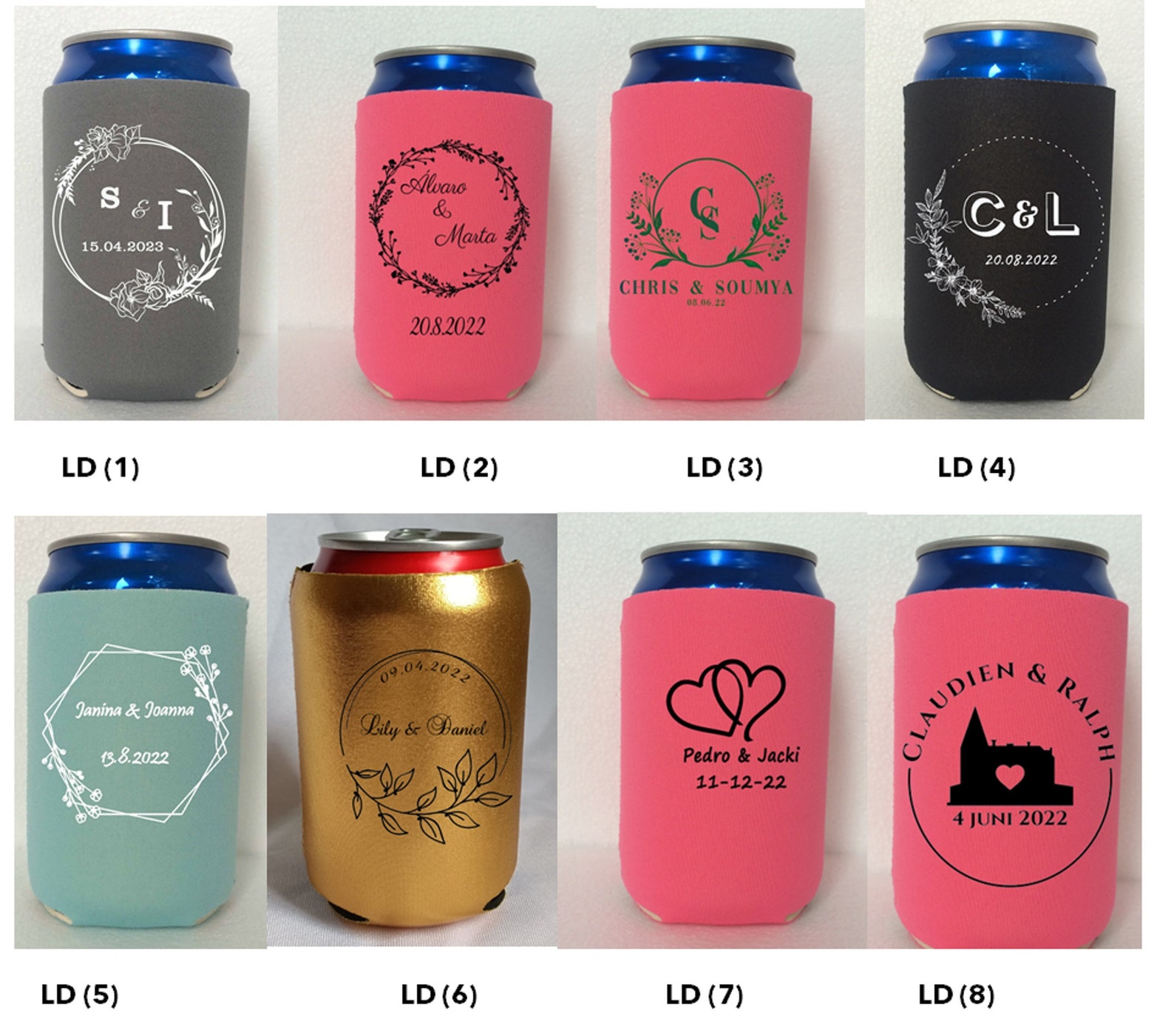 Custom Can Cooler Beer Hugger Beer Bottle Cooler Printed Beer - Etsy