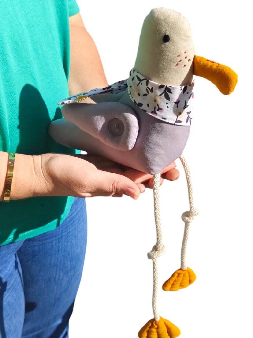 Cute Seagull Toy, Cloth Gull Toy, Cute Gull, Bird,seagull With Bag and ...