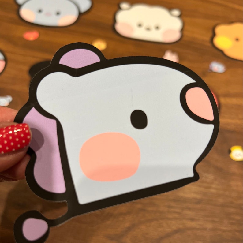 BTS BT21 Minini Stickers for ARMY Use on Tumblers, Cars, Suitcases ...