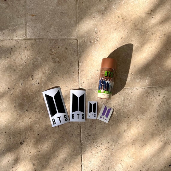 BTS Logo Decals for Tumblers Cars Laptops Mirrors Windows - Etsy