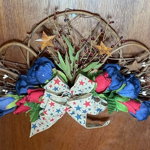 Patriotic Grapevine Swag - Etsy