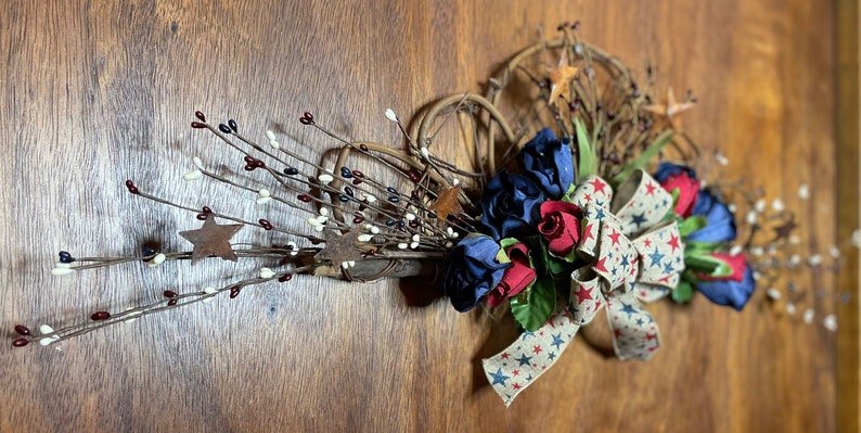 Patriotic Grapevine Swag - Etsy