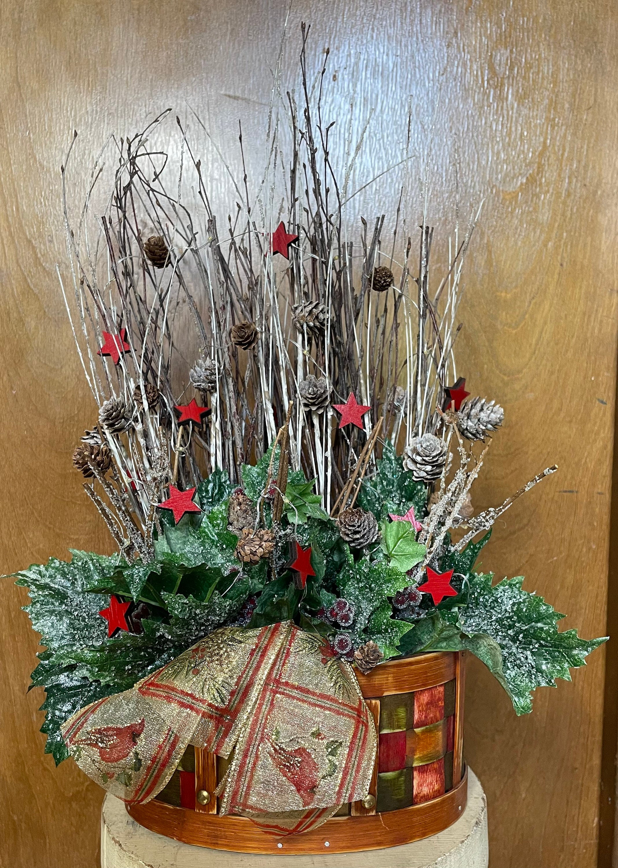 Christmas Winter Basket - Etsy