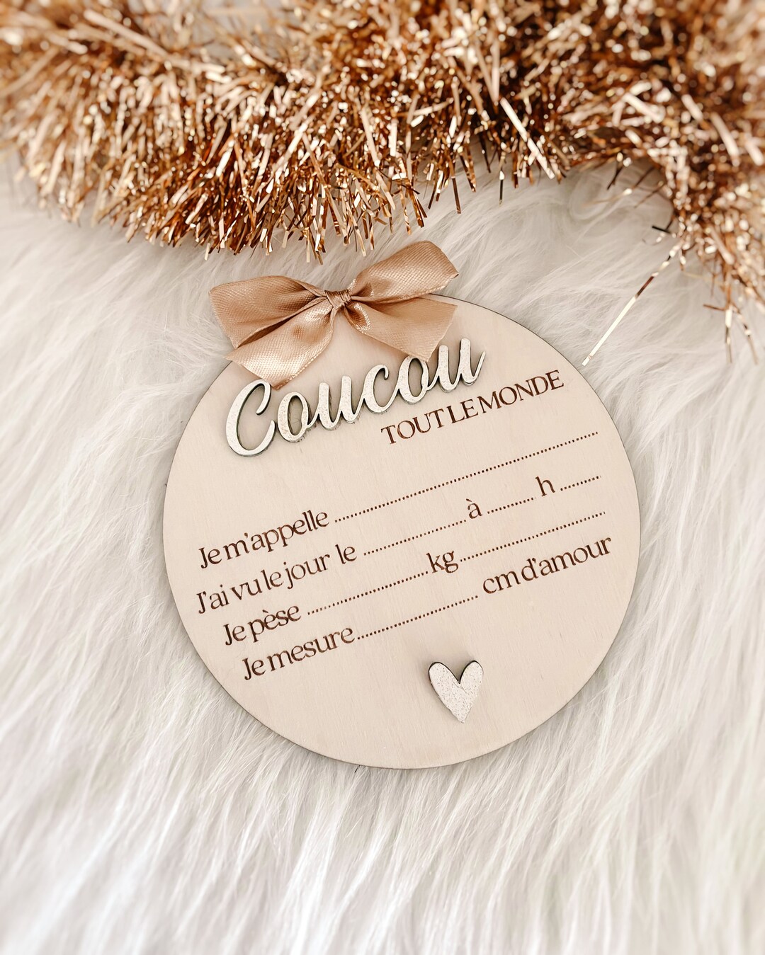Baby Birth Welcome Card With Personalized Engraving - Etsy
