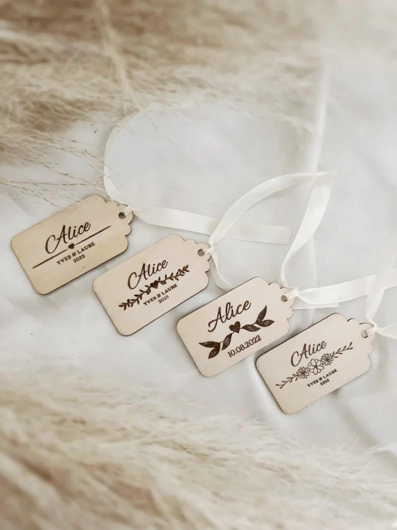 Marque places mariage avec prénom invités gravure - Etsy France