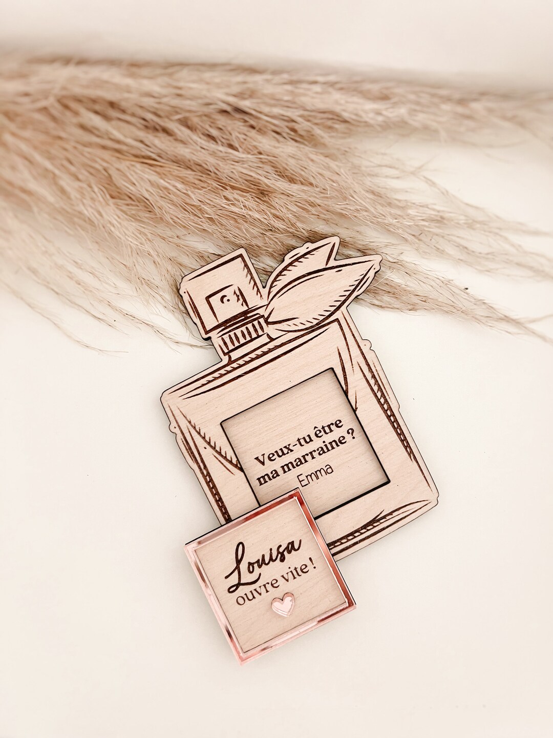 Godmother/godfather Perfume Announcement – Personalized Surprise Box ...