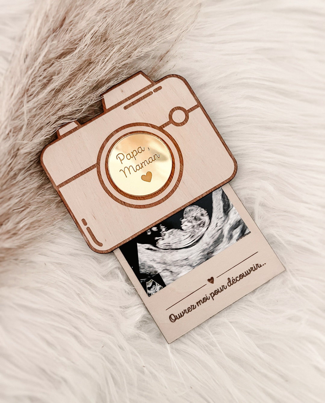 Surprise Pregnancy Announcement Box in the Shape of a Camera With ...