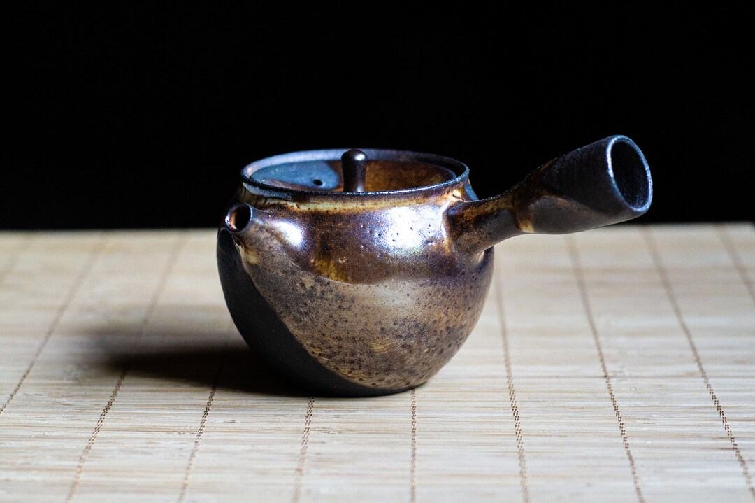 180ml Soda Fired Stoneware Kyusu / Japanese Style Teapot With ...