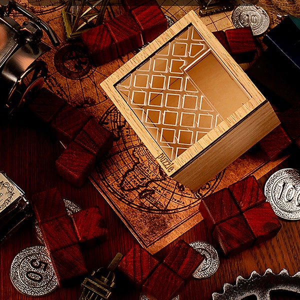 Wood Puzzle Box - Etsy