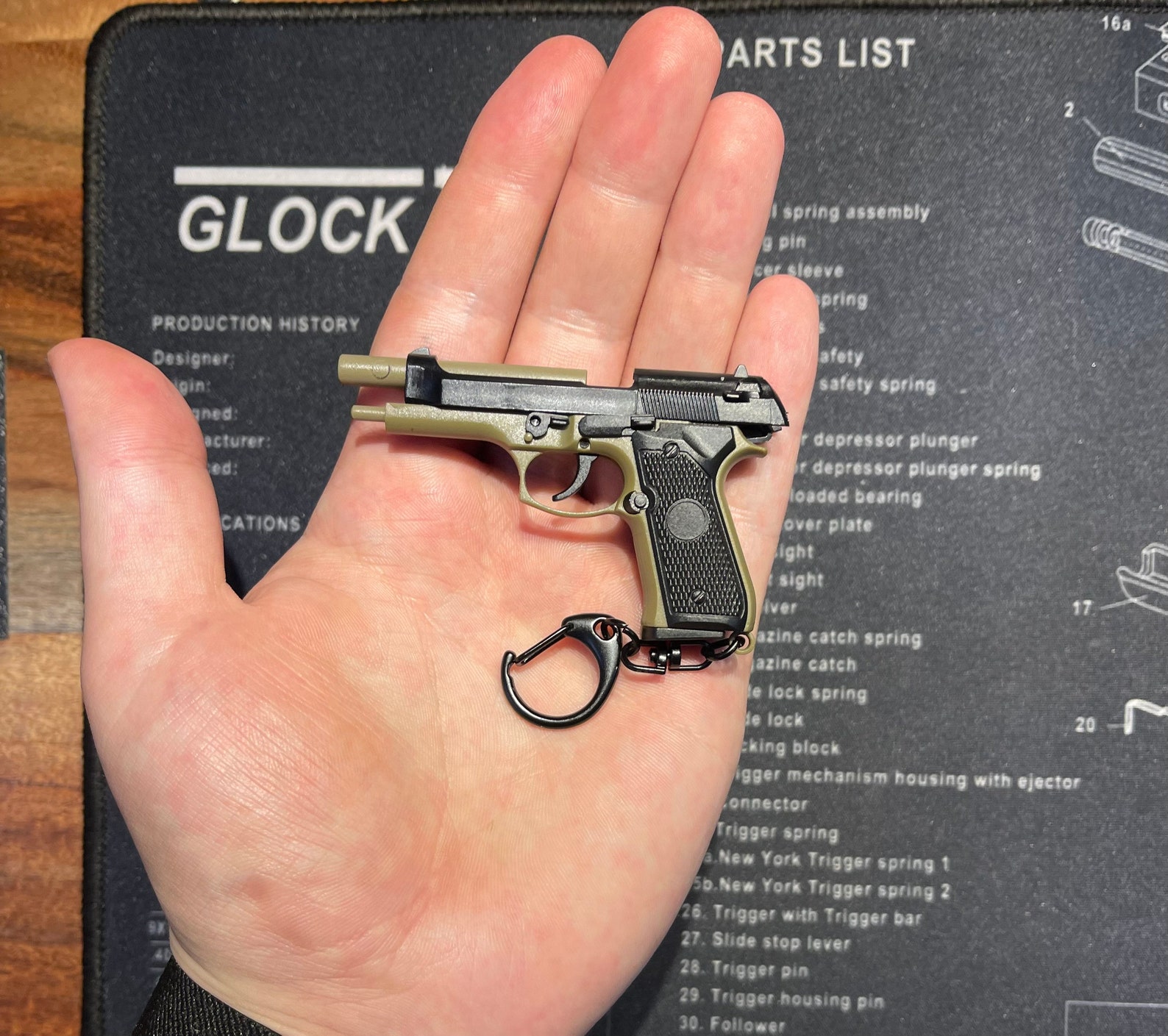 1911 M9 MINI Keychain FUNCTIONAL SLIDE - Etsy UK