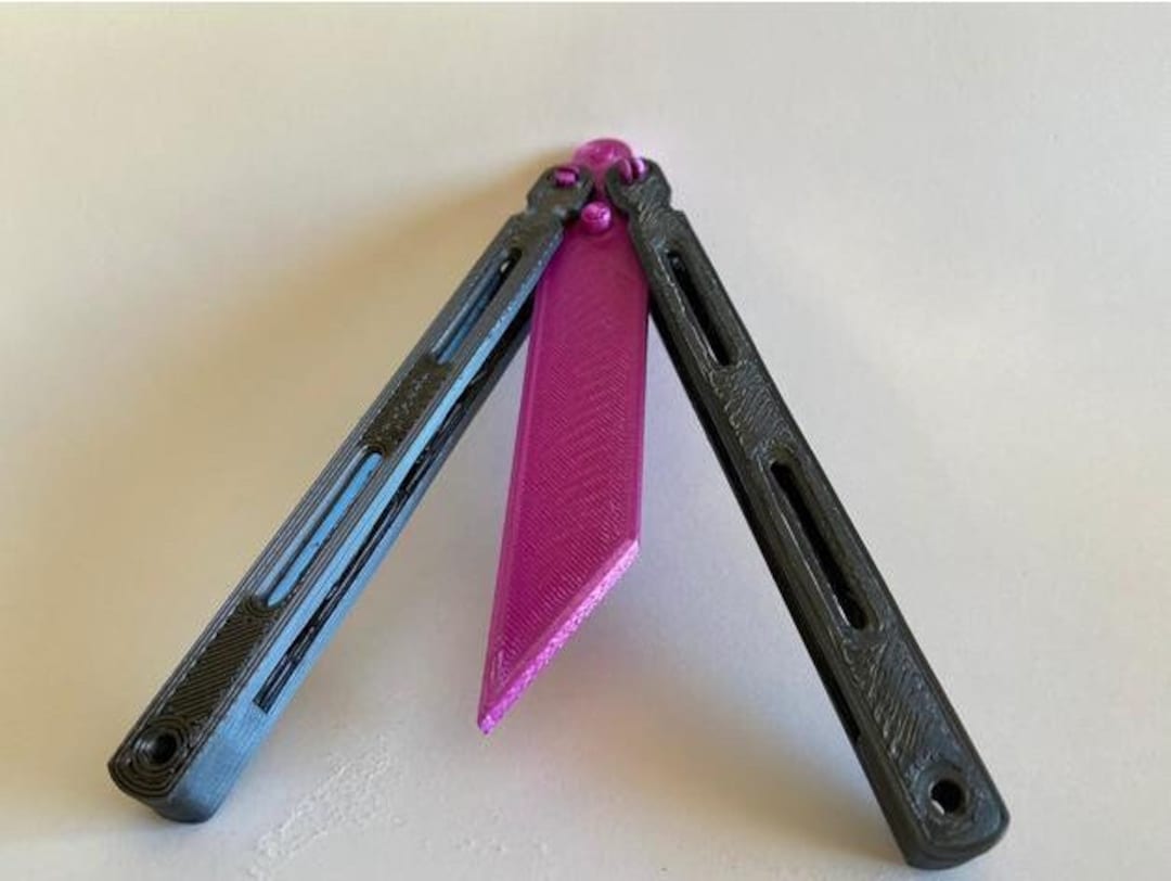 BALISONG TRAINING PROP butterfly Knife fully 3D Printed - Etsy