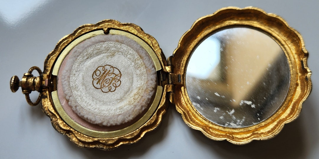 1950's Max Factor Pocket Watch Style Makeup Compact - Etsy