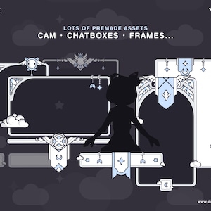 Ethereal Royal Celestial - Stream Package - Pastel Blue, Dark & Light ...