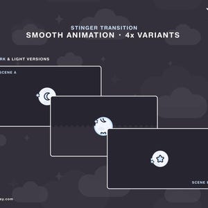 Ethereal Royal Celestial - Stream Package - Pastel Blue, Dark & Light ...