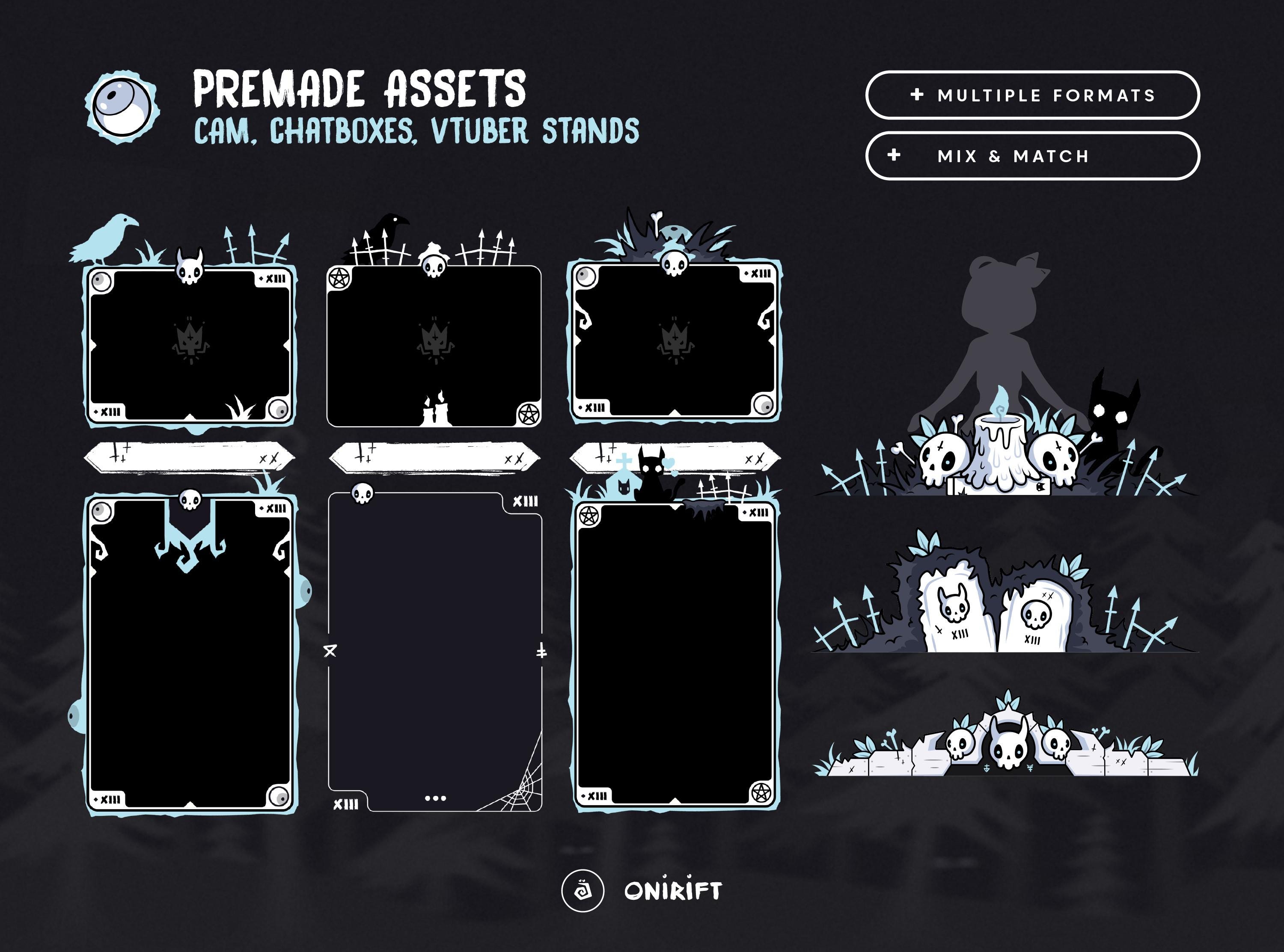 Demonic Forest – Blue Stream Package for Twitch, Youtube, Kick ...