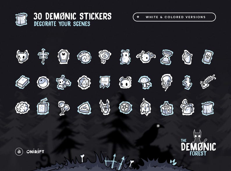 Demonic Forest – Blue Stream Package for Twitch, Youtube, Kick ...